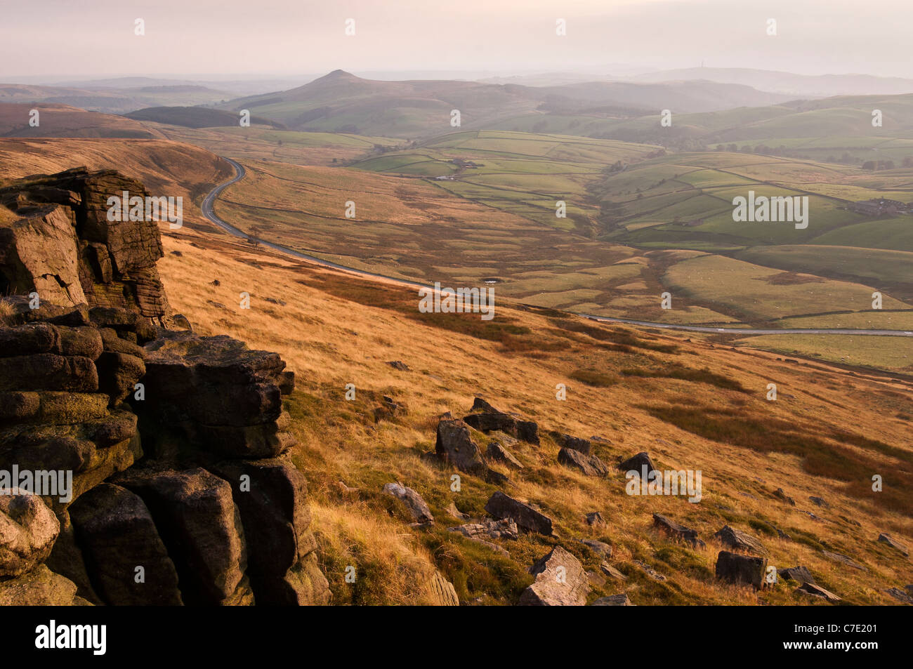 View from Shining Tor, The Peak District Stock Photo - Alamy