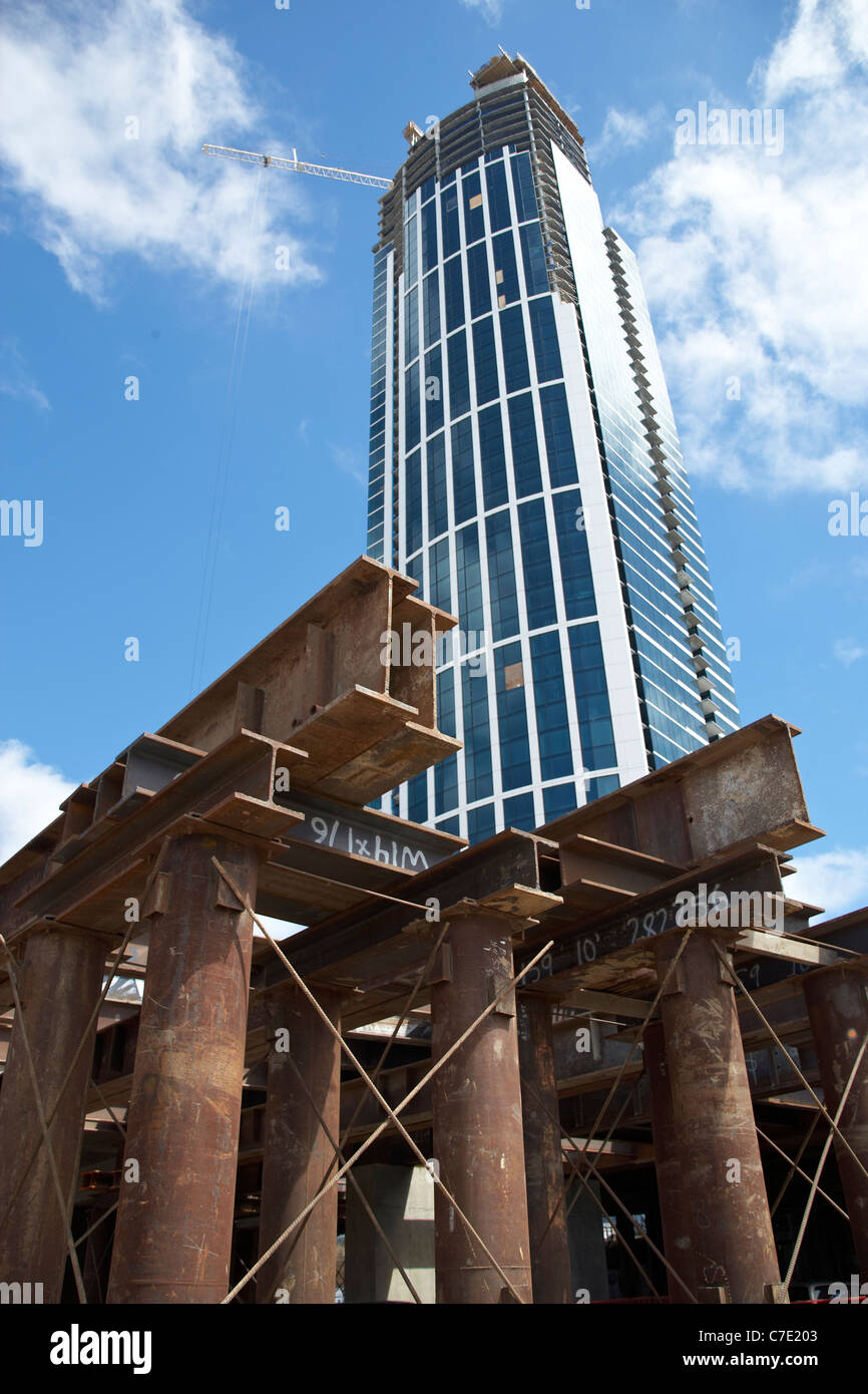High-rise tower construction Stock Photo - Alamy