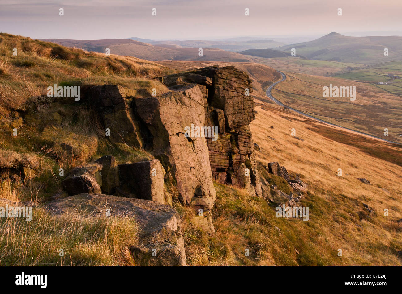 View from Shining Tor, The Peak District Stock Photo - Alamy