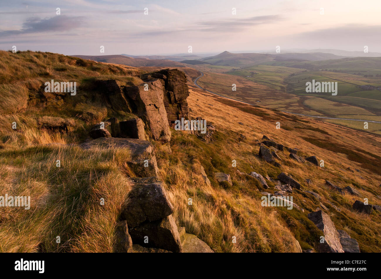 View from Shining Tor, The Peak District Stock Photo - Alamy