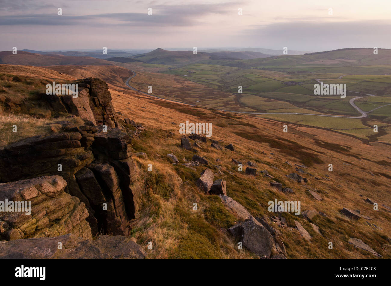 View from Shining Tor, The Peak District Stock Photo - Alamy