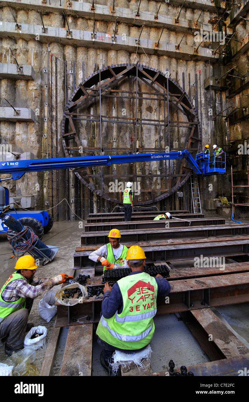 ISTANBUL:The $3 billion Marmaray Metro Project will connect the Asian ...