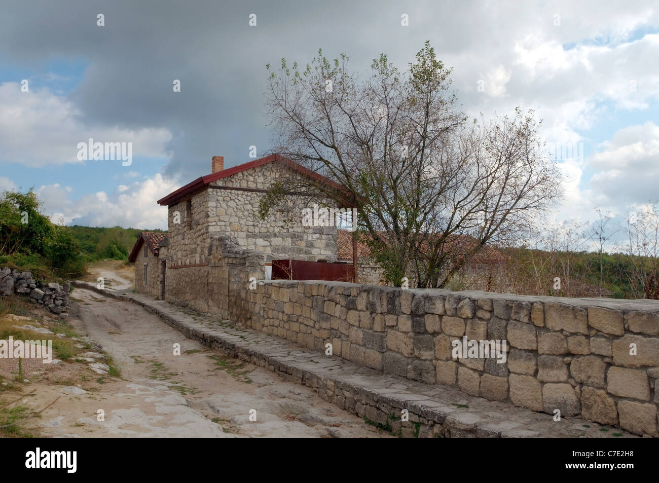 Çufut Qale cave city Jewish Fortress, Bakhchisarai, Crimea, Ukraine ...