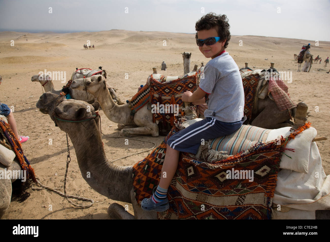 Riding a camel in the desert hi-res stock photography and images - Alamy