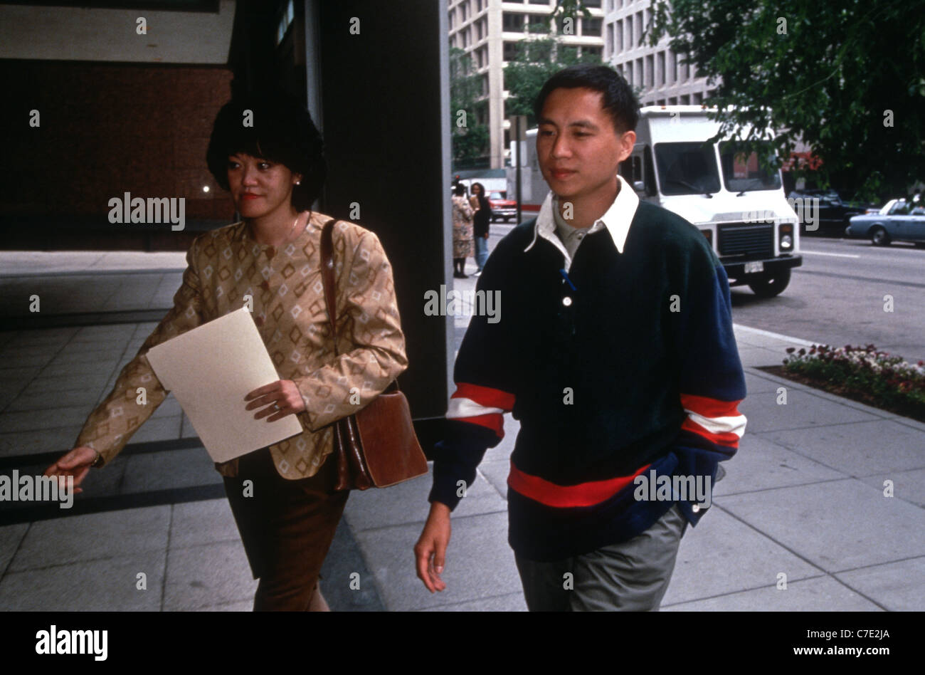 Chinese dissident Wang Dan arrives at Radio Free Asia headquarters for ...