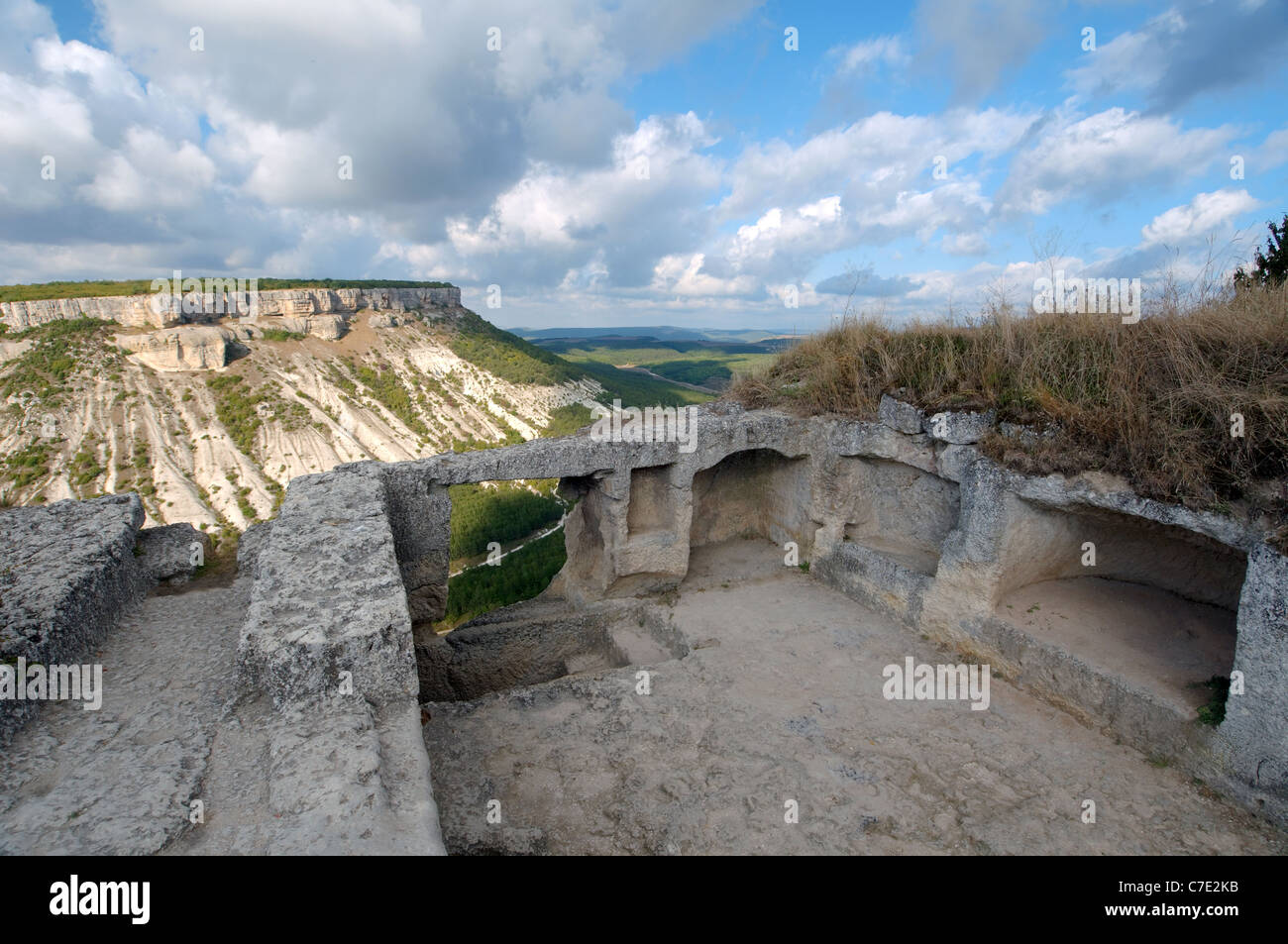 Çufut Qale cave city Jewish Fortress, Bakhchisarai, Crimea, Ukraine ...