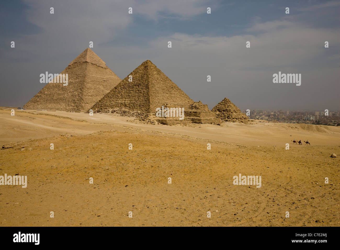 The pyramids at Gisa Stock Photo - Alamy