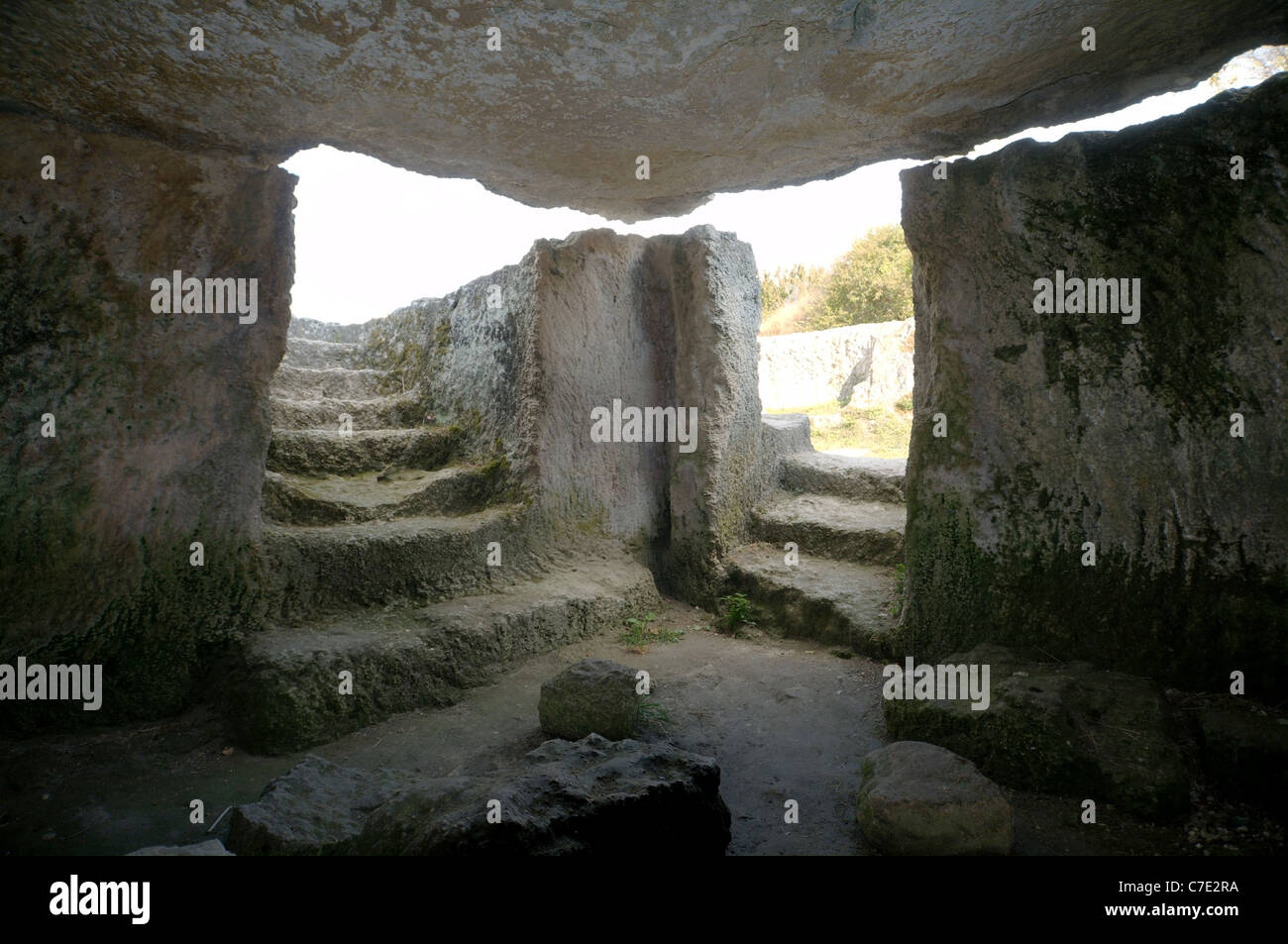 Çufut Qale cave city Jewish Fortress, Bakhchisarai, Crimea, Ukraine ...