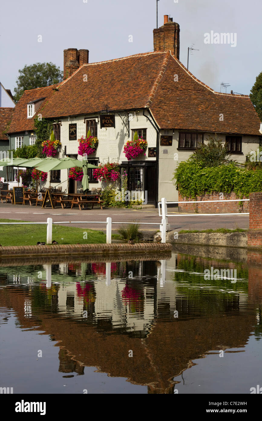 finchingfield village essex england Stock Photo - Alamy