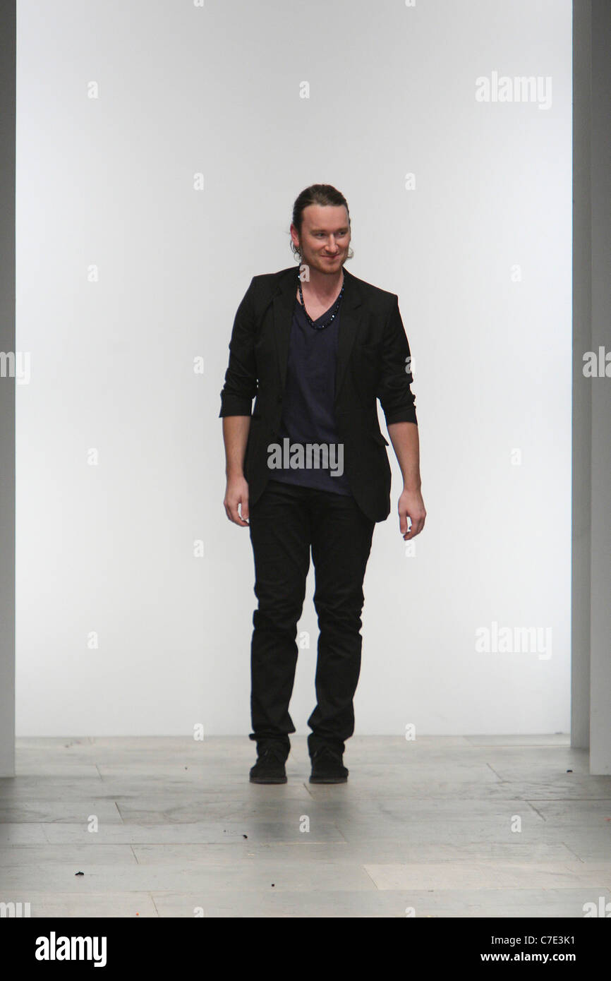 Mark Fast runway SS 2012 during London Fashion Week at Somerset House ...
