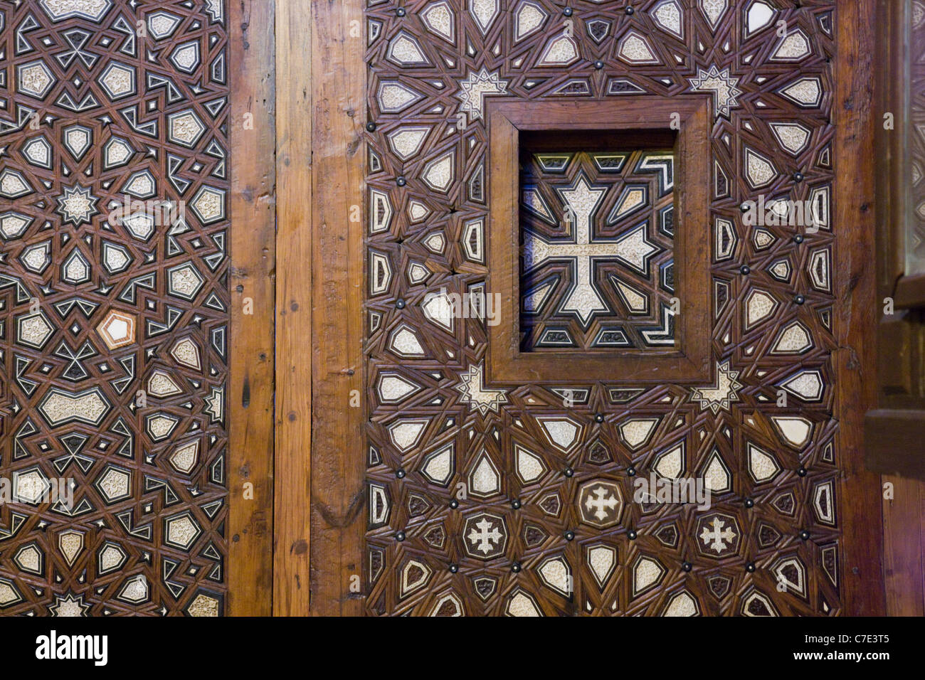Arabesque Wooden Panels From Egypt