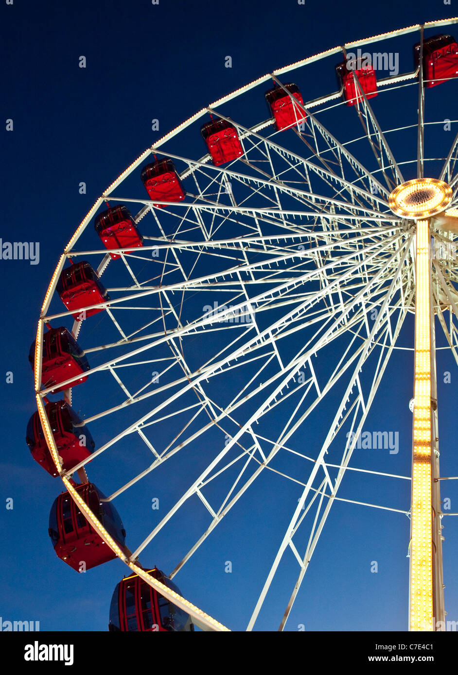 The big wheel at Goose Fair, Nottingham England UK Stock Photo - Alamy