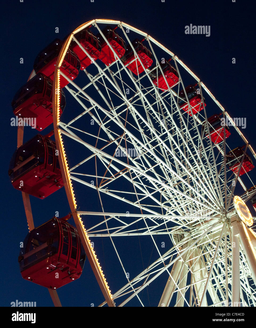 The big wheel at Goose Fair, Nottingham England UK Stock Photo - Alamy