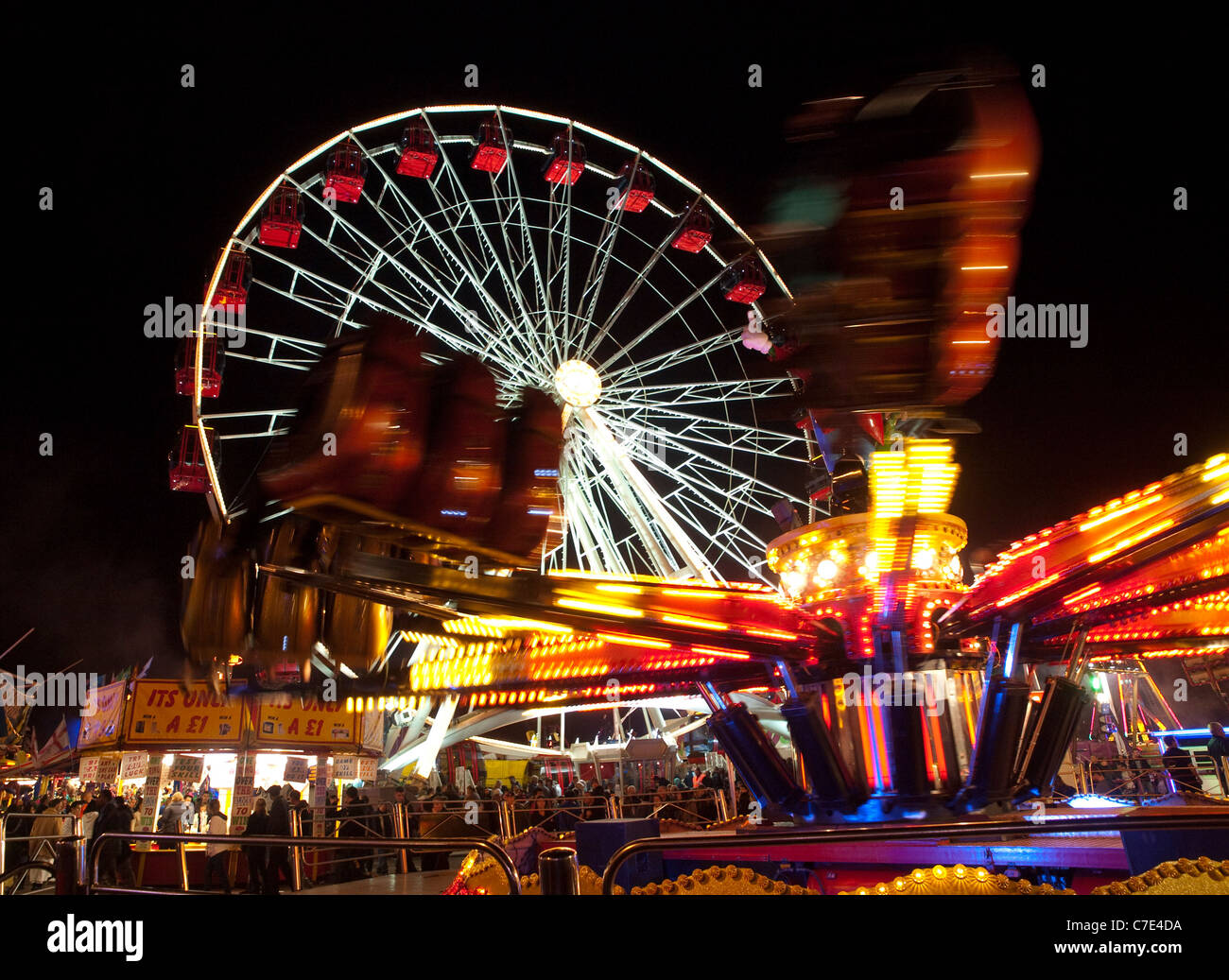 Fast fair ground ride hi-res stock photography and images - Alamy