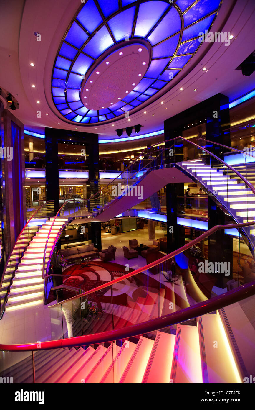 Atrium on board cruise ship hi-res stock photography and images - Alamy