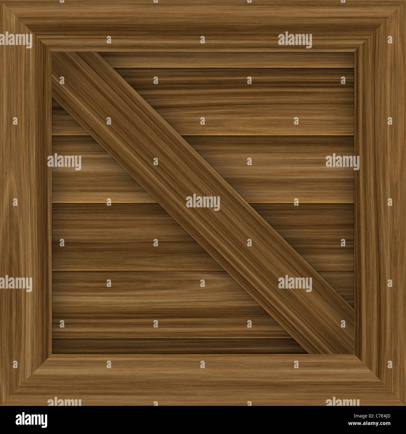 A wooden crate illustration - tiles seamlessly as a pattern Stock Photo ...