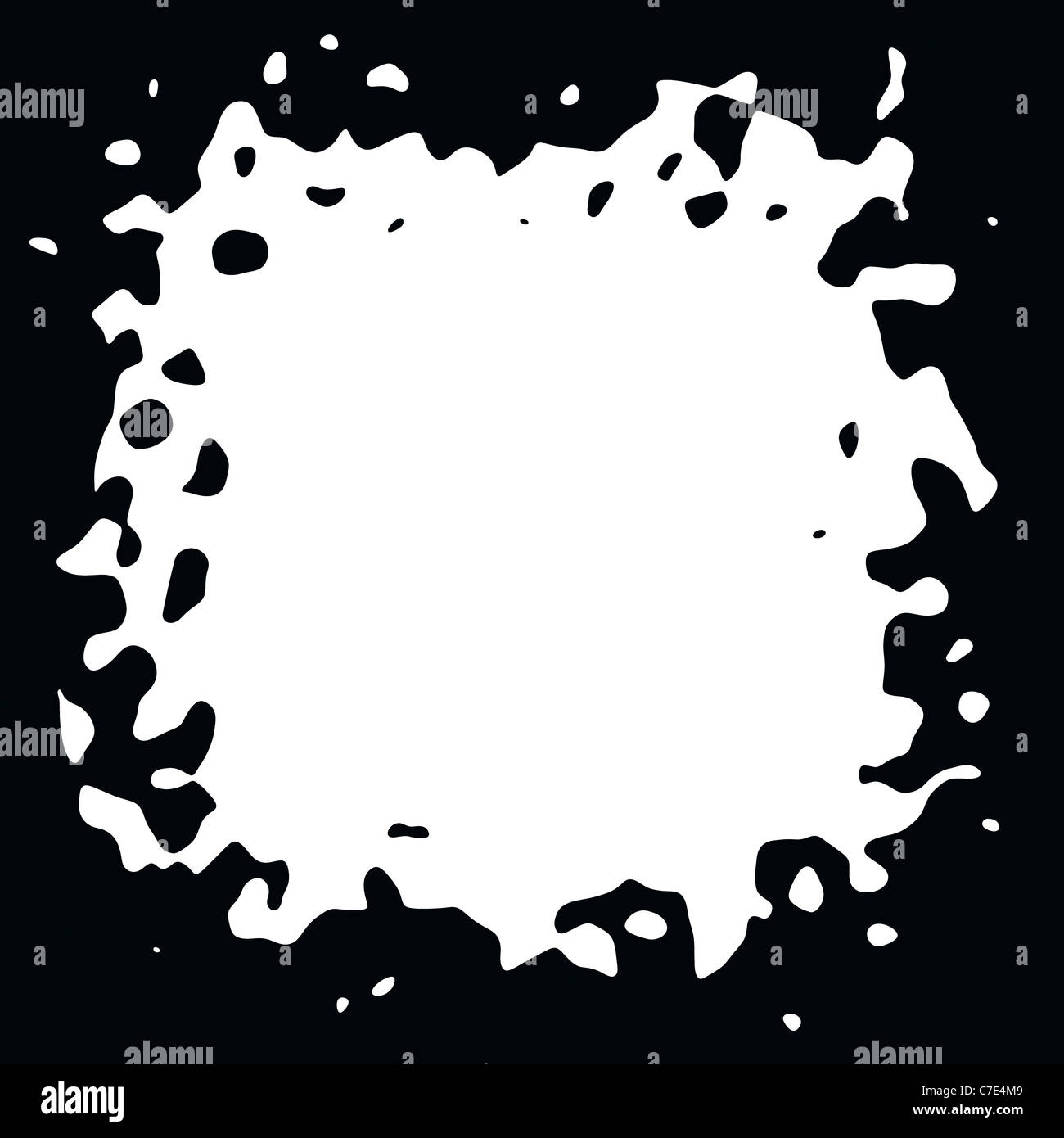 A splatter frame that you can use in a layout or with other Stock Photo ...