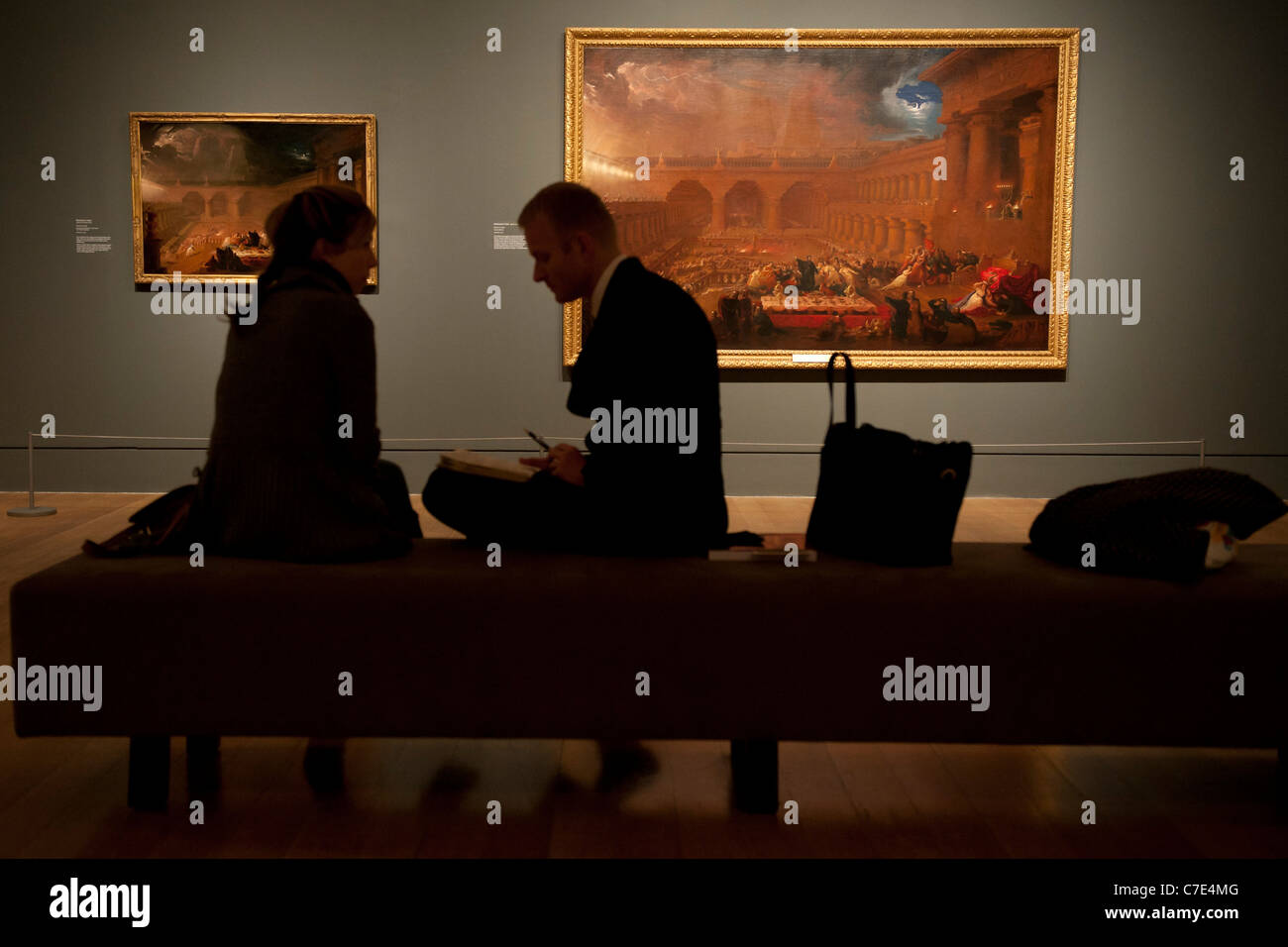 John martin apocalypse tate britain hi-res stock photography and images ...