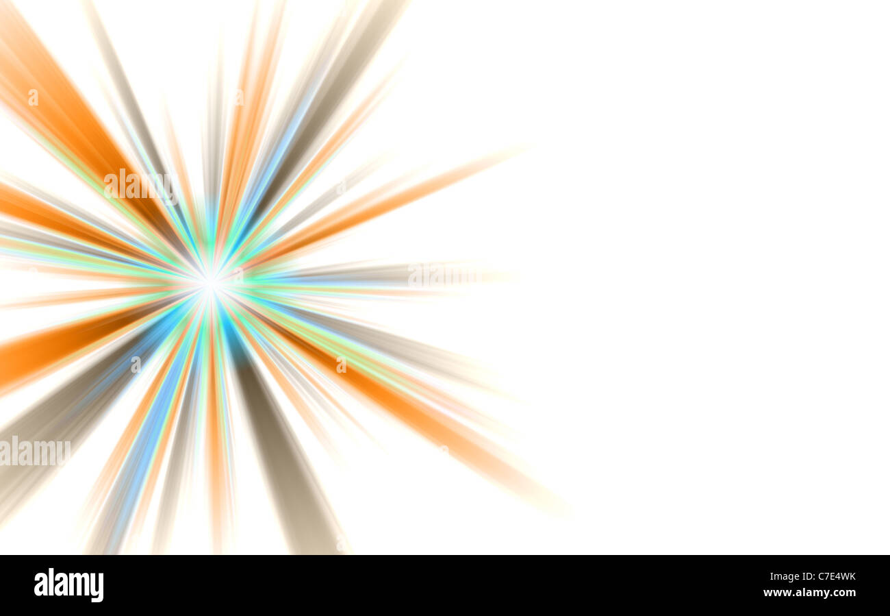 An abstract burst illustration. Very colorful - works great as a ...