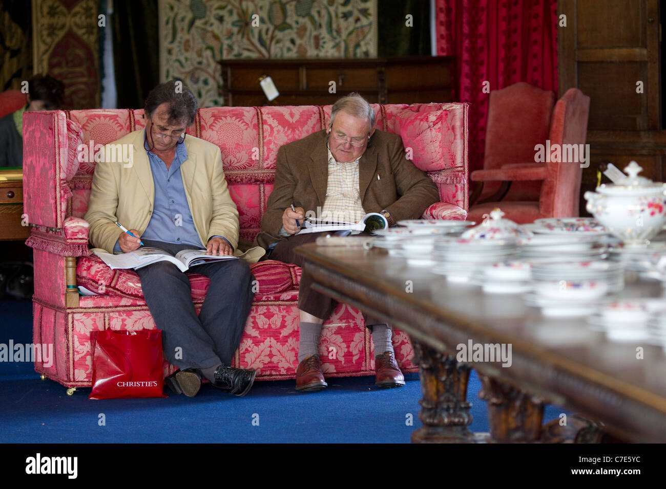 Cowdray Park House auction of family heirlooms. Photo:Jeff Gilbert ...