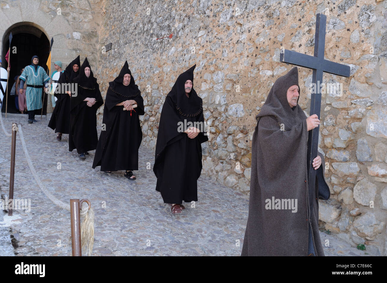 Burial Diego Rodriguez (Son of Cid ) during the Medieval Festival of ...