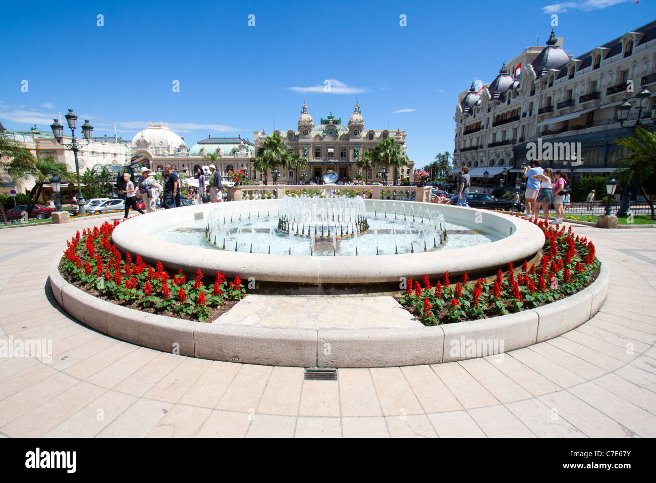 Fountain in Monte Carlo, Monaco Stock Photo - Alamy