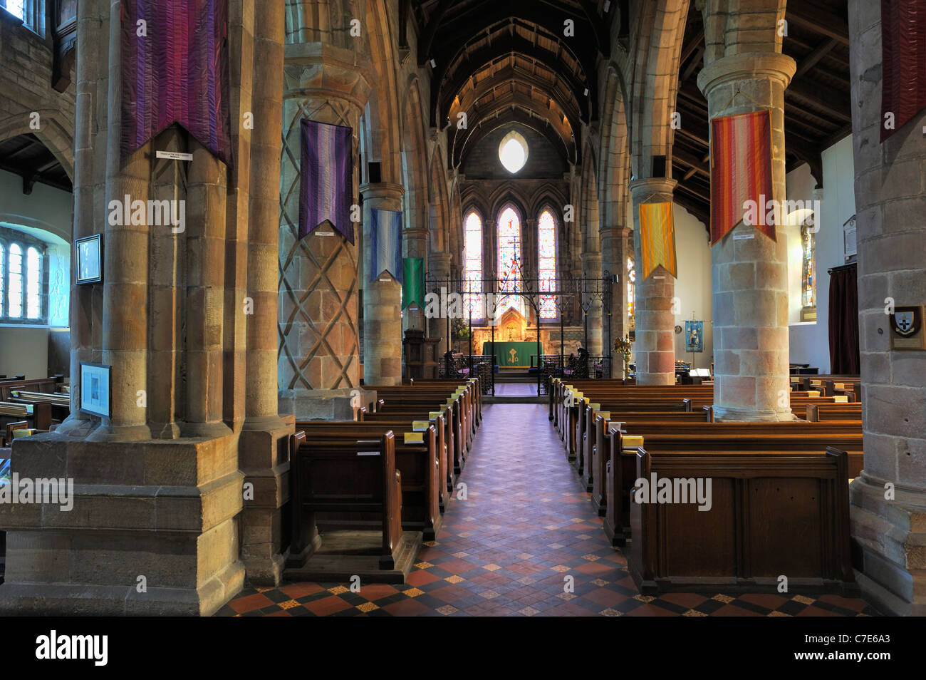 St Marys Church Kirkby Lonsdale Stock Photo - Alamy