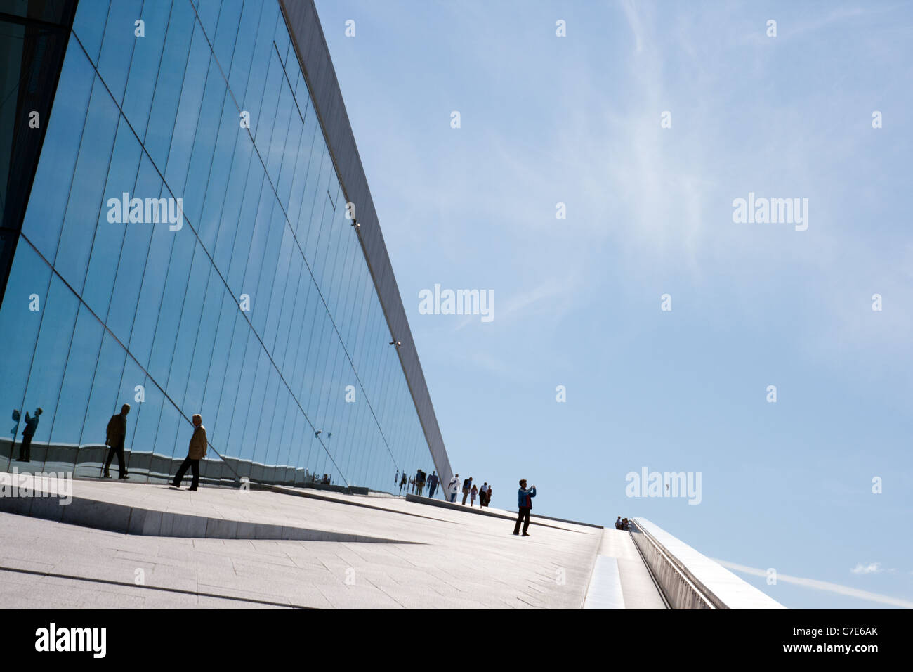 Oslo opera house roof hi-res stock photography and images - Alamy
