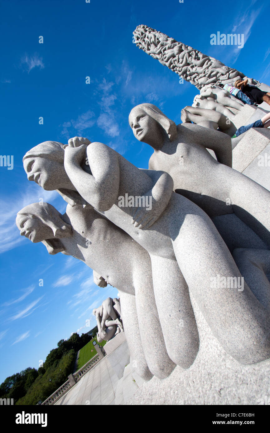 Vigeland Sculpture Park in Oslo, Norway Stock Photo - Alamy