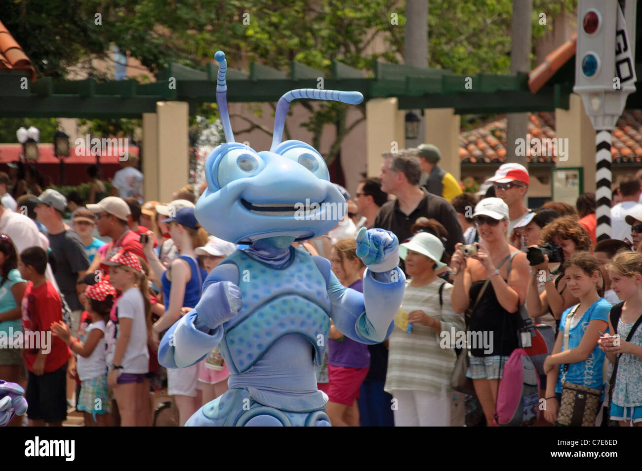 flik from disney pixars a bugs life in the countdown to fun parade on ...