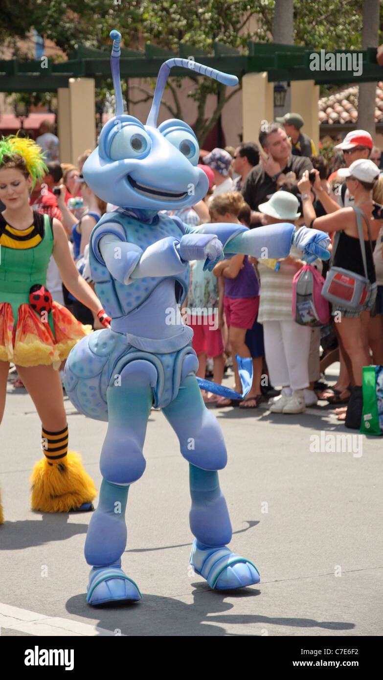 flik from disney pixars a bugs life in the countdown to fun parade on ...