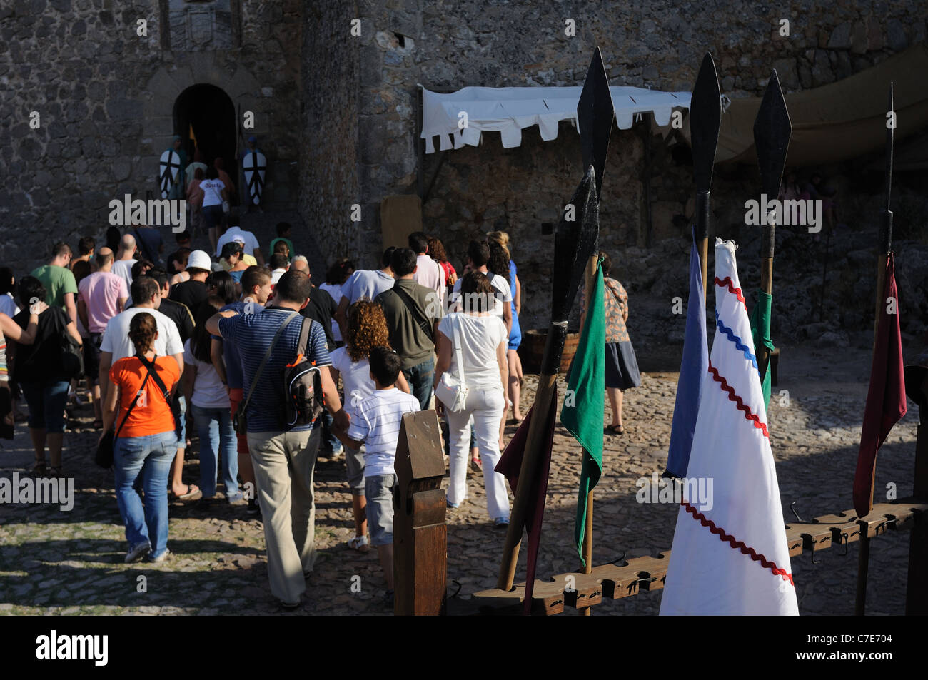 Historical Recreation in the Castle " La Muela " during the Medieval ...