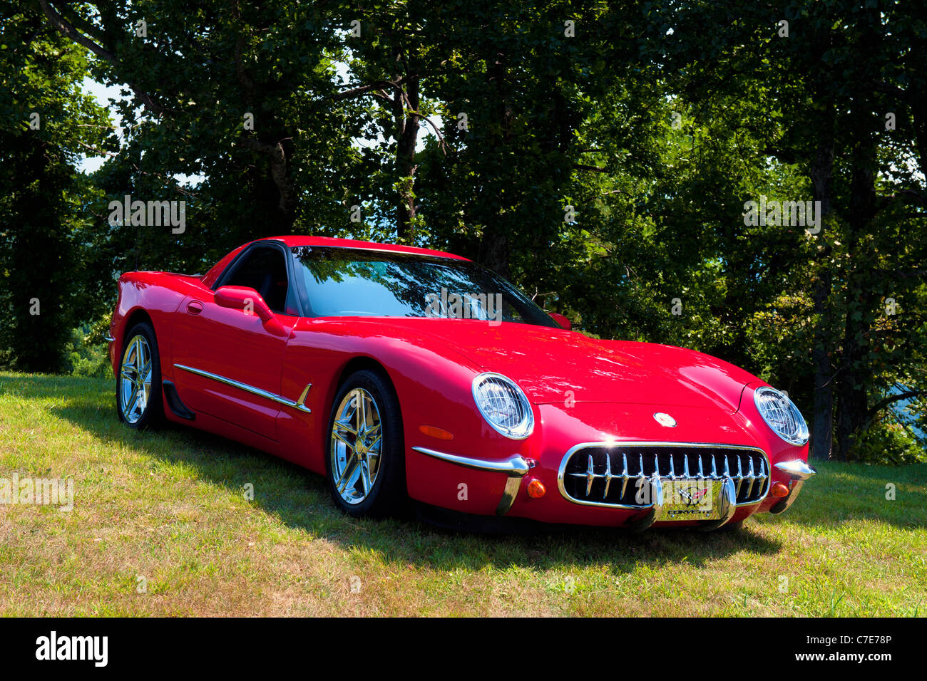 Red chevrolet corvette z06 hi-res stock photography and images - Alamy