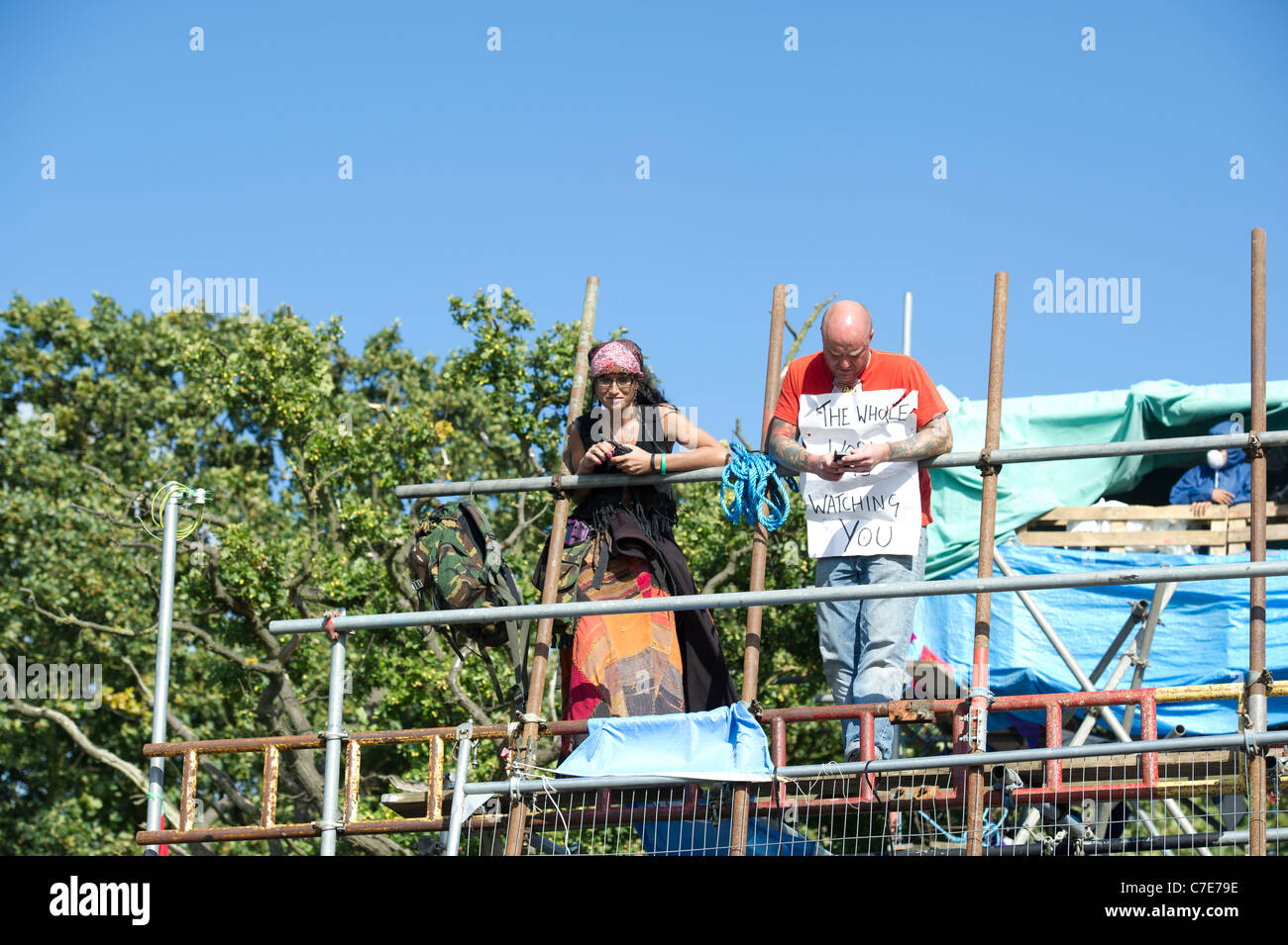 Traveller Eviction Dale Farm Gypsy High Resolution Stock Photography ...