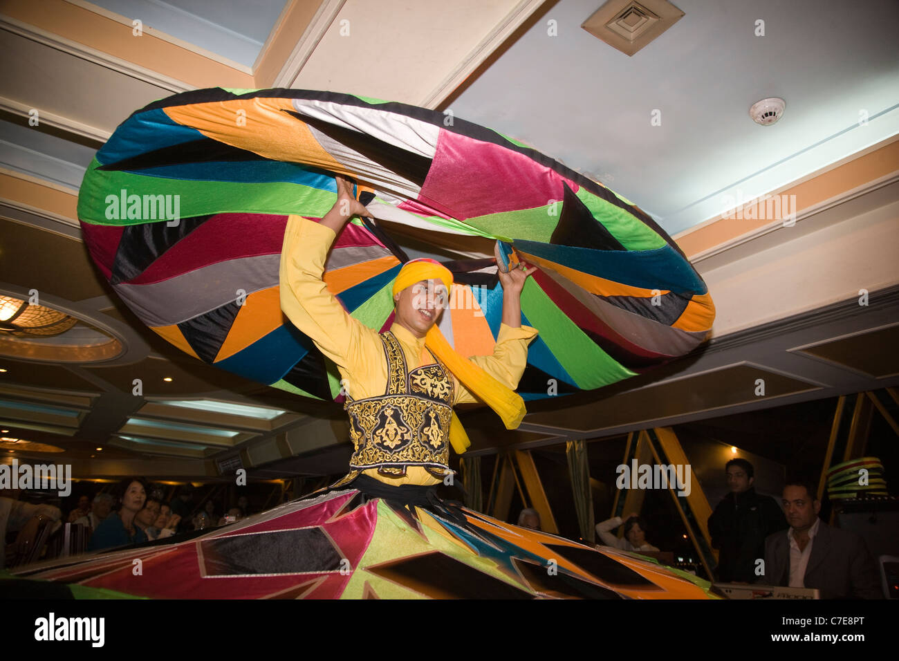Nubian whirling dervish dancers, Cairo, Egypt Stock Photo - Alamy