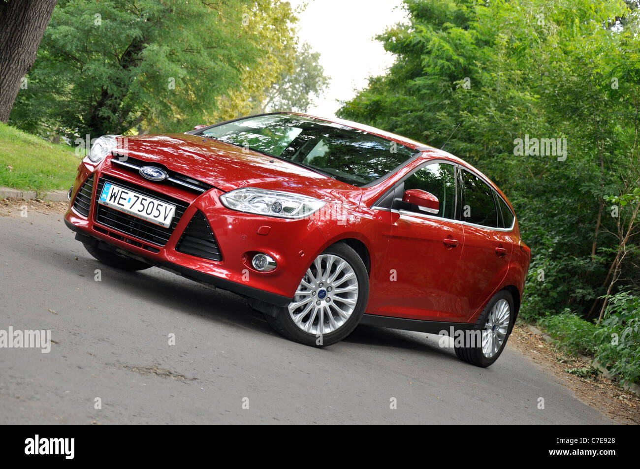 Ford Focus III 1.6 TDCi - MY 2011 - red - Popular German compact car ...