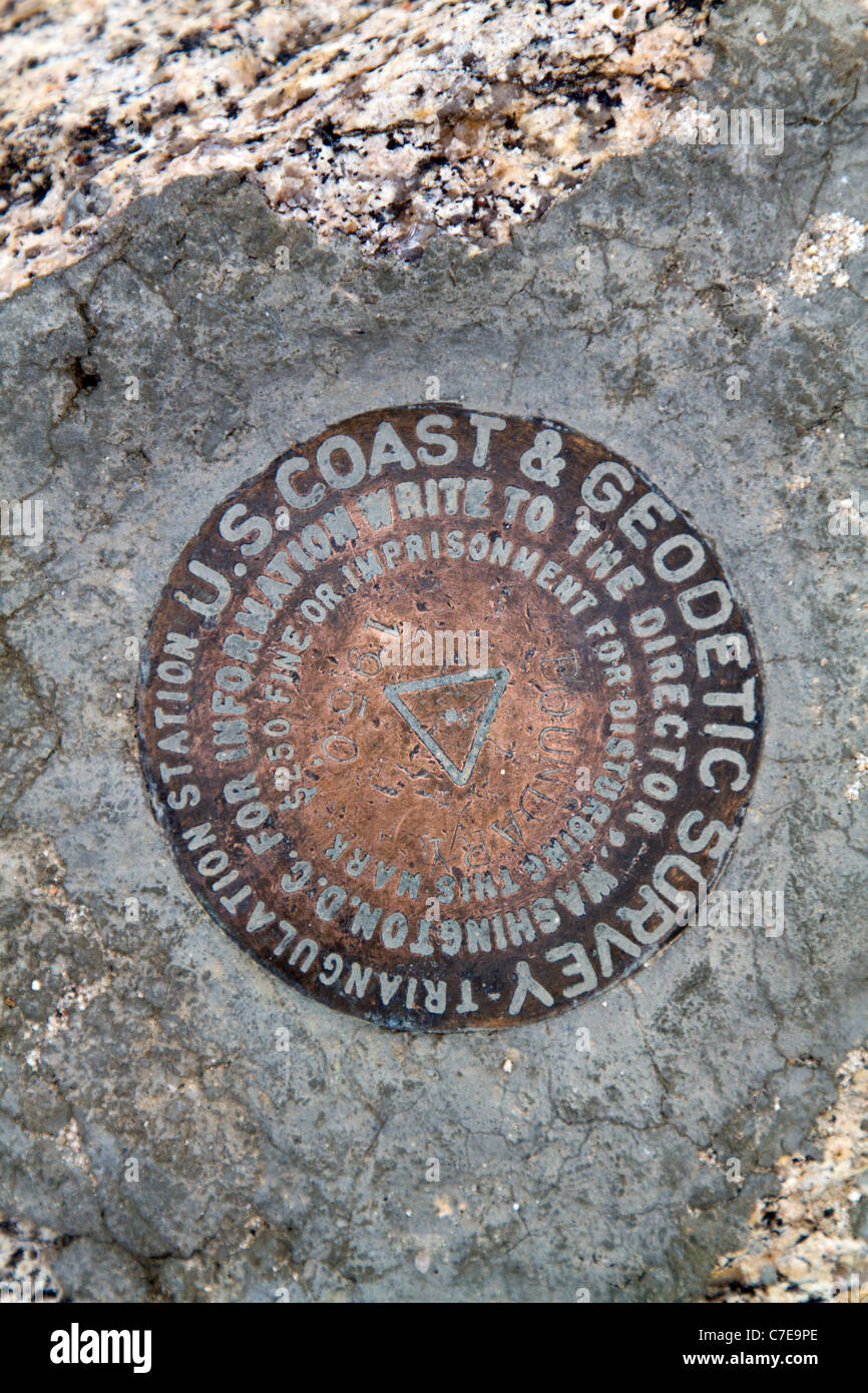Us coast and geodetic survey marker hi-res stock photography and images ...