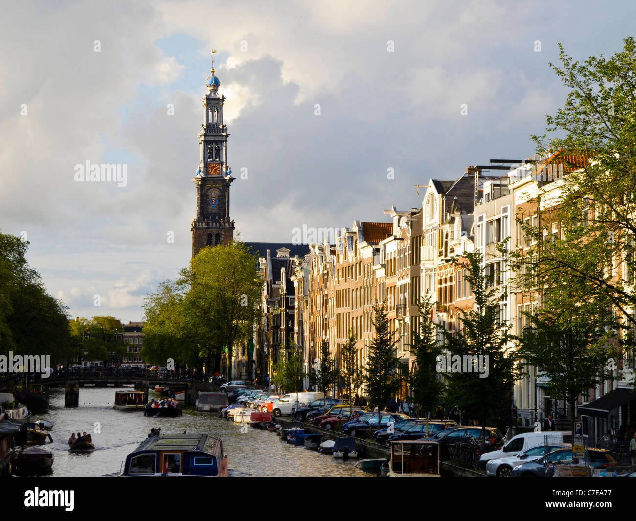 Westerkerk clocktower hi-res stock photography and images - Alamy