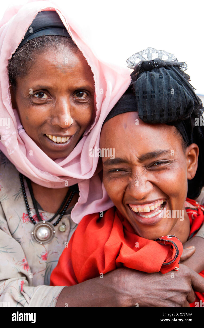 Local ladies at Sulula market near Dessie in Northern Ethiopia, Africa ...