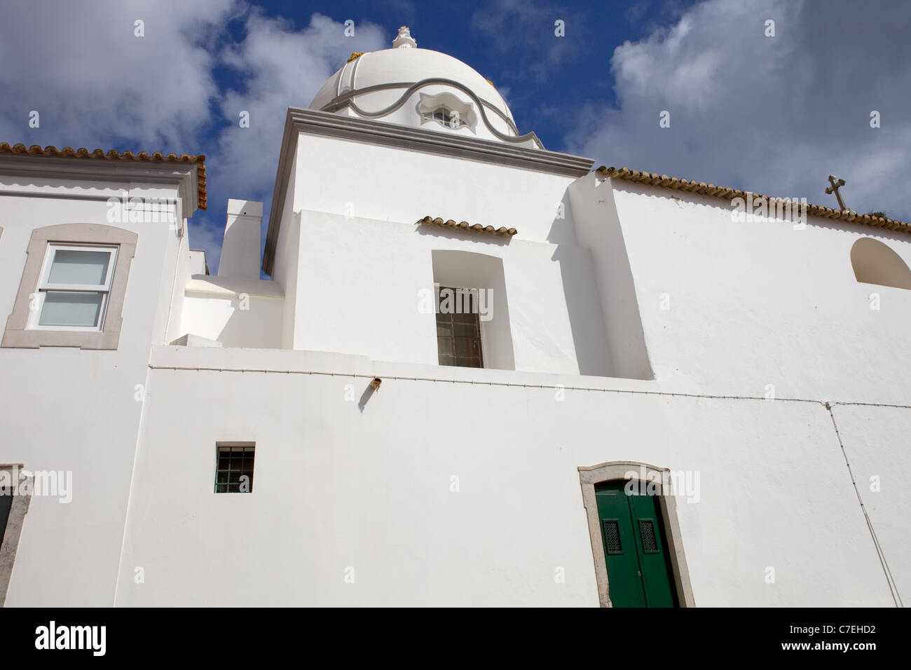 typical portuguese church in Olhao, Algarve, Portugal Stock Photo - Alamy