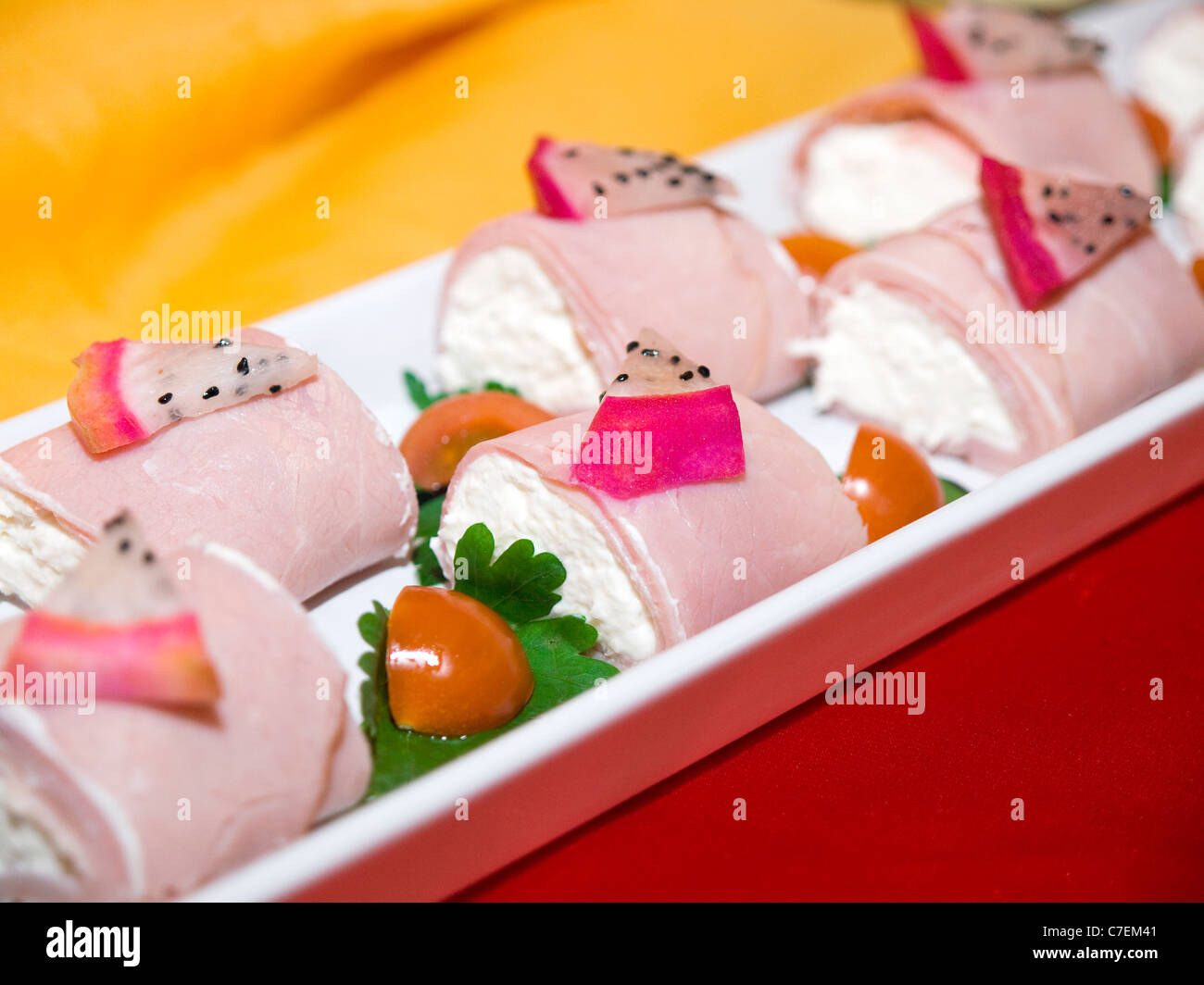 Rolled ham hi-res stock photography and images - Alamy