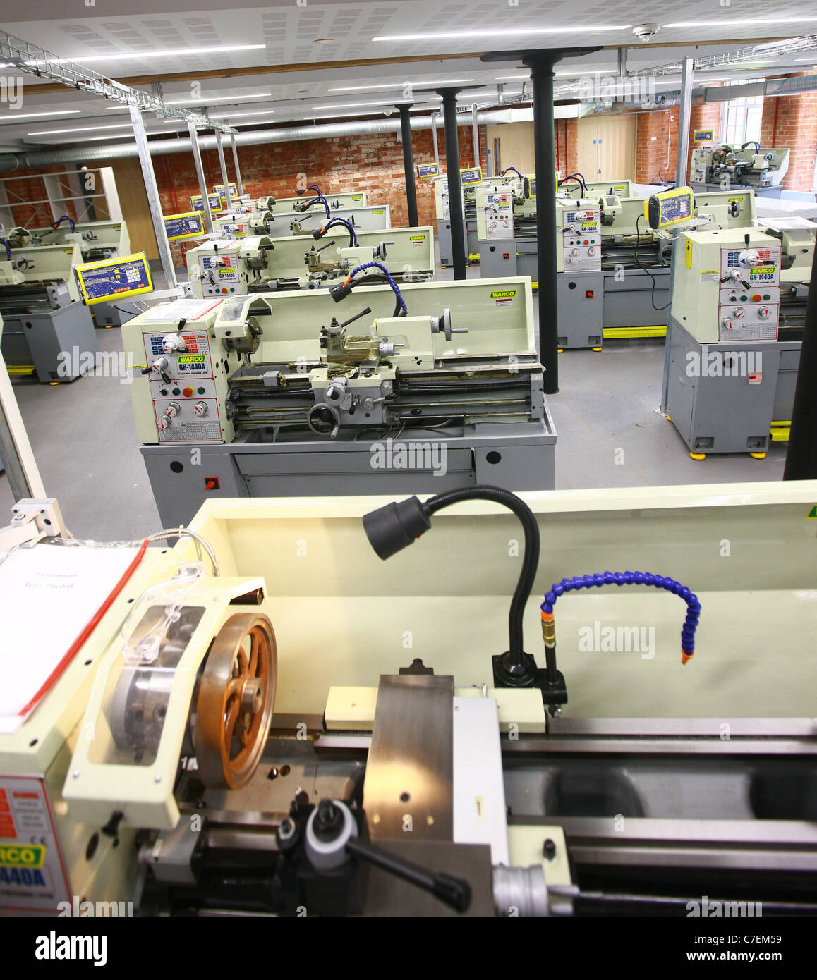 The New JCB Academy in Rocester which opened 2/9/2010. The machine room ...