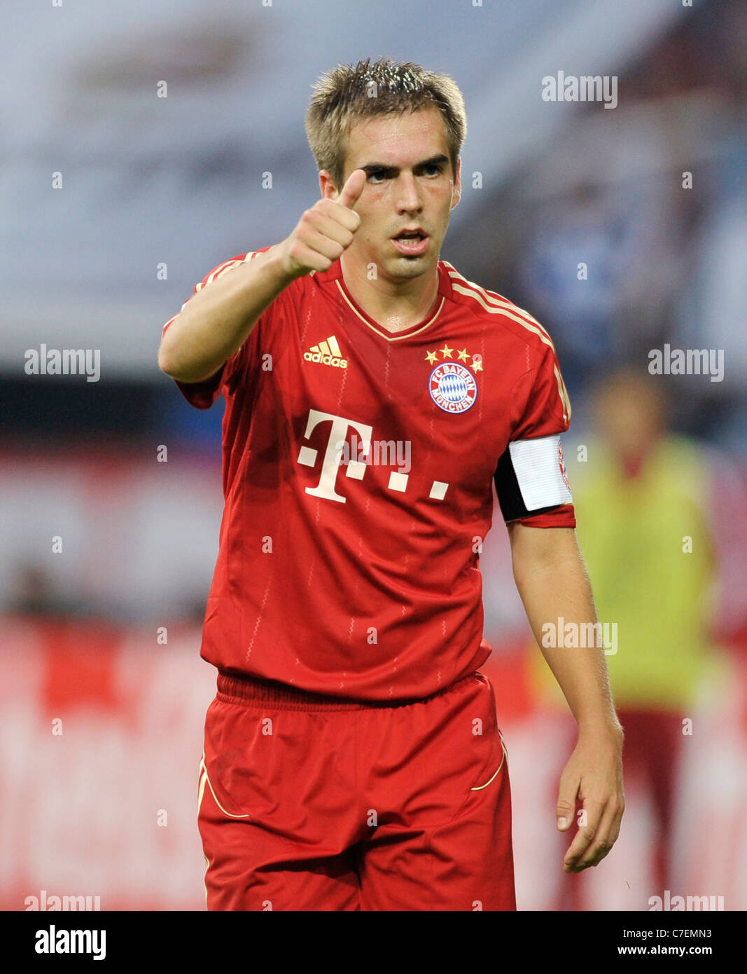 Philipp Lahm (FC Bayern München) during the german Bundesliga match of ...