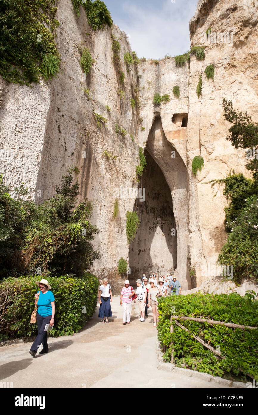 Ear of Dionysius, Neapolis Archaeological Park, Syracuse, Sicily, Italy ...