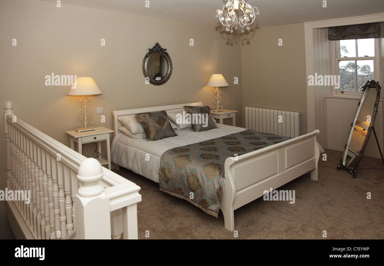Bell Tower bedroom, Kells Bay Gardens, Co. Kerry, Ireland Stock Photo ...