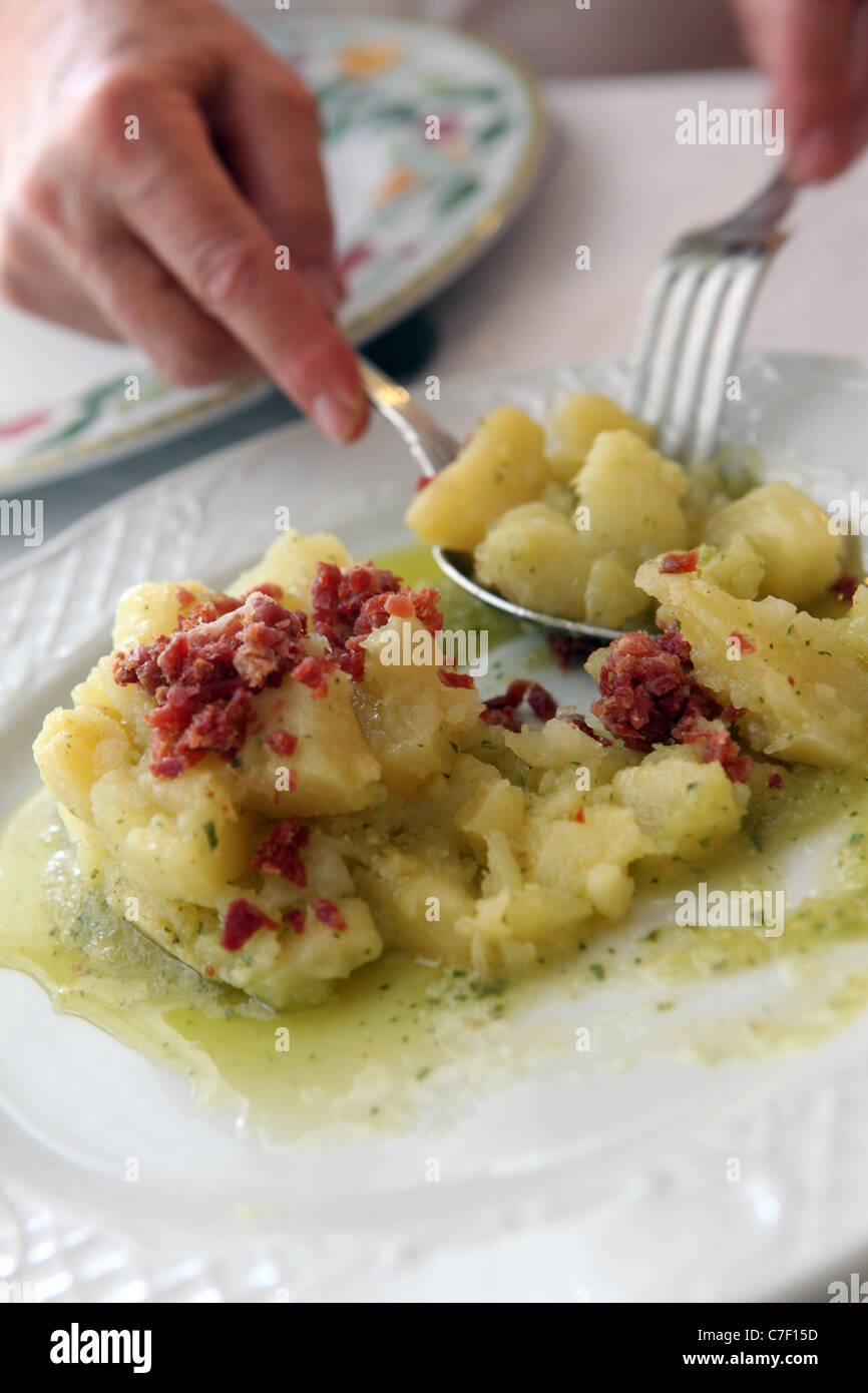 Tapas Trail in Jerez Spain. Pictured is food at Restaurant Mesa Redonda ...