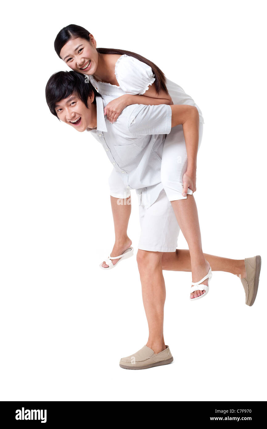 Woman walking down on Cut Out Stock Images & Pictures - Alamy