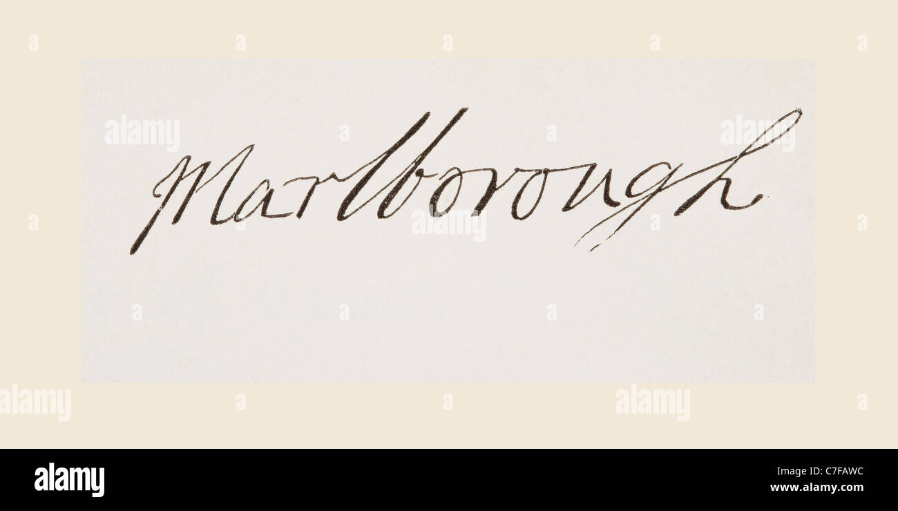 John Churchill, 1st Duke of Marlborough, 1650 to 1722. English general ...