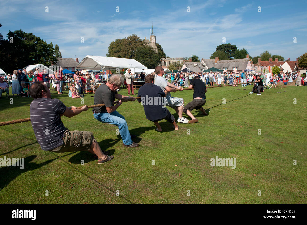 Cavendish Village fete, Suffolk, England Stock Photo - Alamy