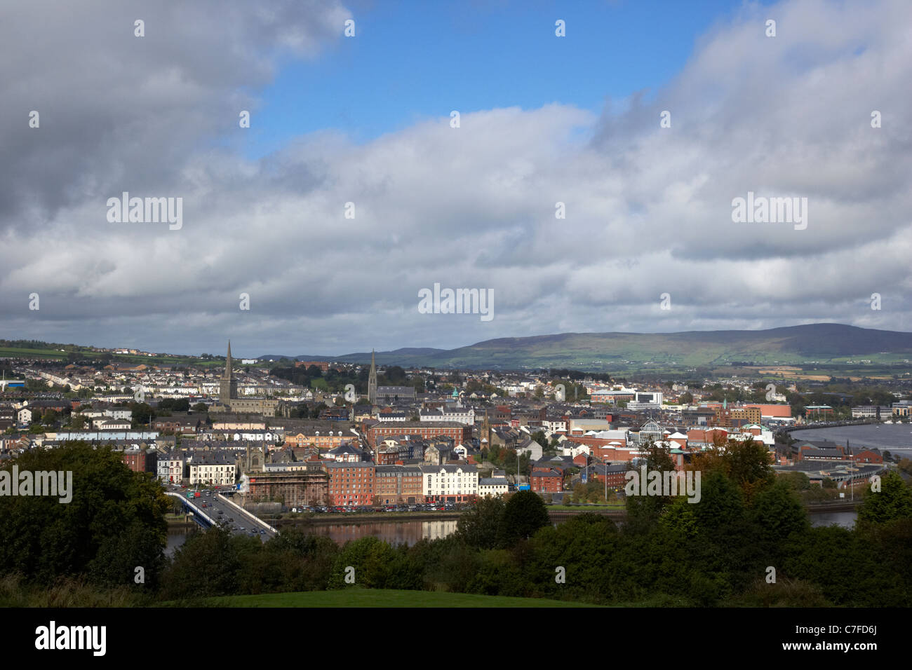 derry city county londonderry northern ireland Stock Photo - Alamy